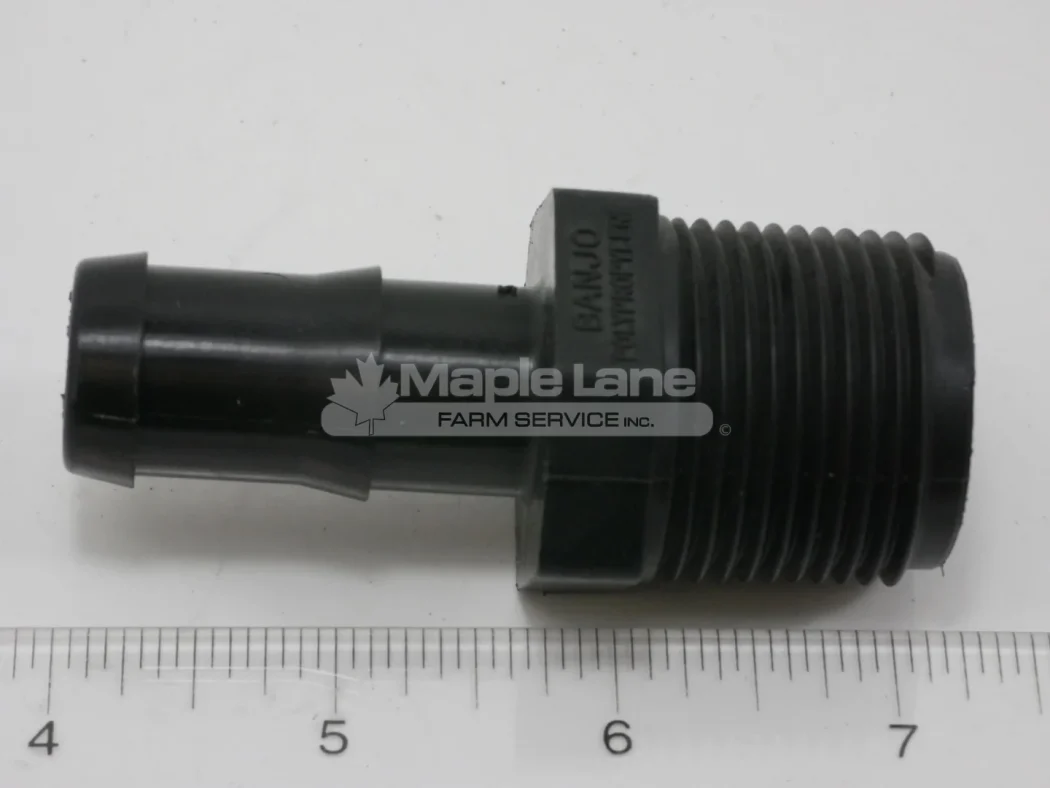 6261974M1 Hose Barb 1" NPT x 3/4" - Maple Lane Farm Service